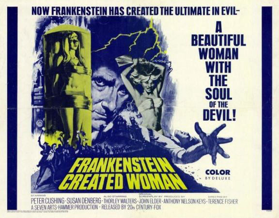 A Hammer-Style Female Monster – FRANKENSTEIN CREATED WOMAN (1967 ...