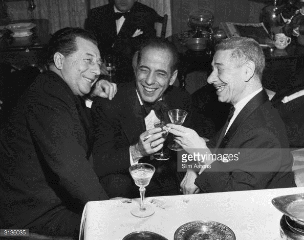 David Chasen and Mike (‘Crown Prince’) Romanoff (Harry Gerguson) with ...