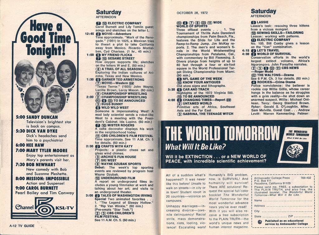 SATURDAY line-up! – Once upon a screen…