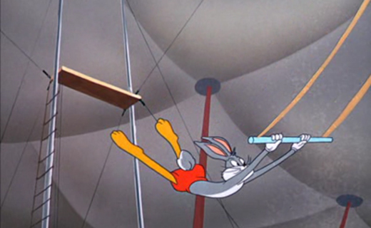 Bugs Bunny at the Circus in BIG TOP BUNNY (1951) – Once upon a screen…